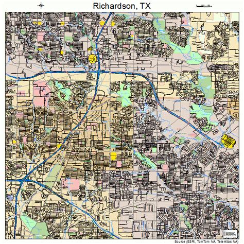 Richardson Texas Street Map 4861796
