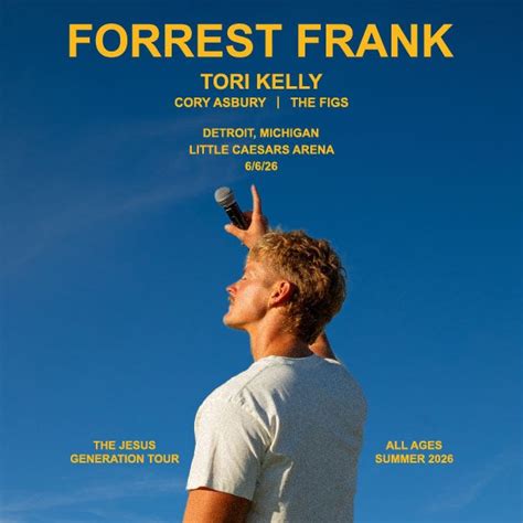 Forrest Frank Brings The Jesus Generation Tour To Little Caesars Arena