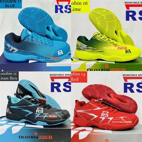 Jual Sepatu Badminton Rs Rosobin 11 12 14 15 16 17 18 Original Shopee Indonesia