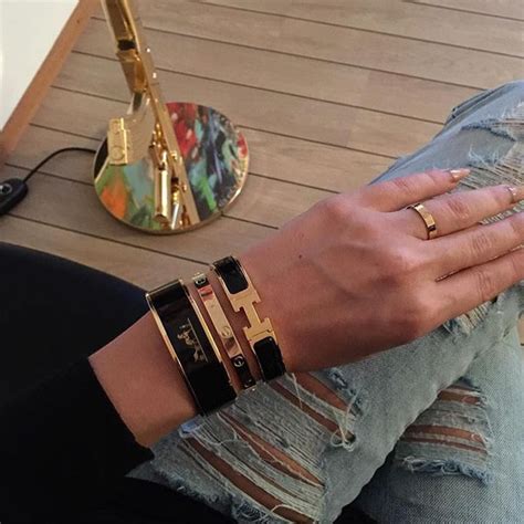 Love These HermÈs Enamel And Clic Clac And Cartier Bracelets Bracelets