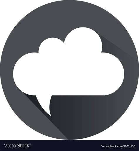 Thought Bubble Icon Royalty Free Vector Image Vectorstock