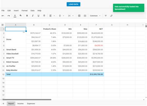 Dhtmlx Spreadsheet 52 With Border Styling Formula Description