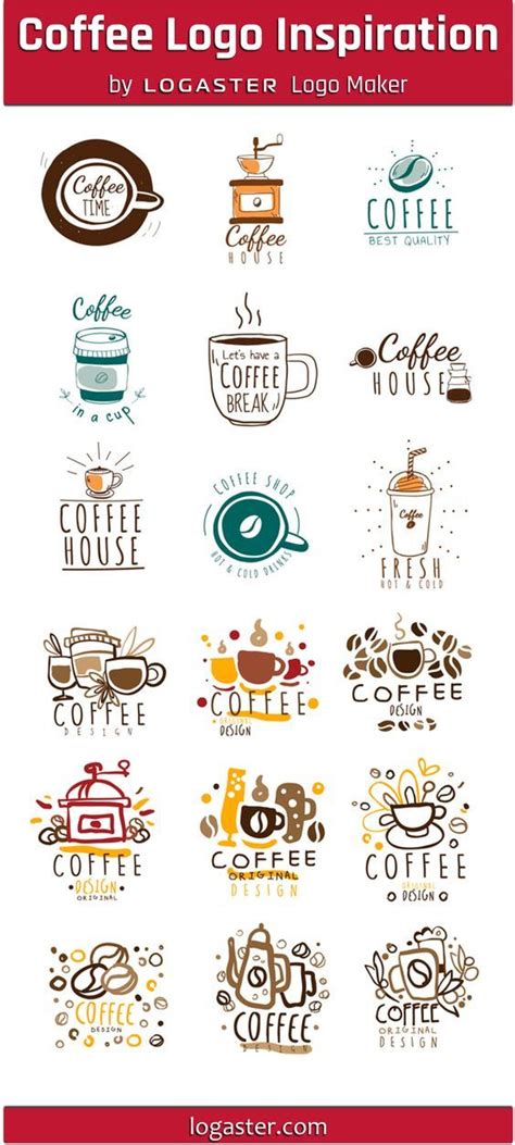 Coffee Logo Inspiration By Logaster Logo Maker Coffee Logo Logo