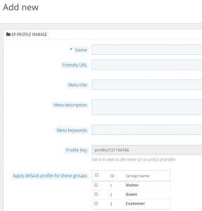 Create Profile Builder PrestaShop Quickly By Ap Page Builder
