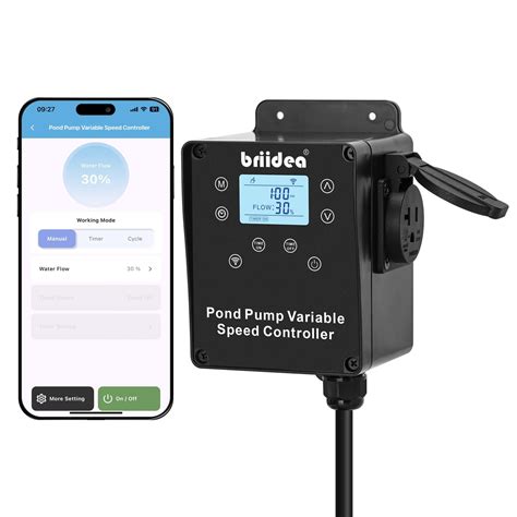 Briidea Wifi Variable Speed Waterfall Pump Controller With Control