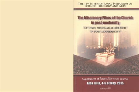 Pdf Părintele Andre Scrima Un Model De Misiune Creștină în Spațiul Islamic