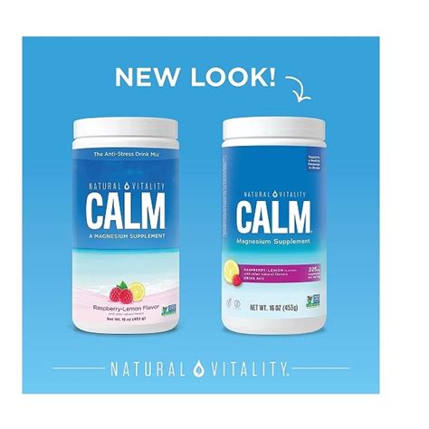 Natural Vitality Natural Calm Raspberry Lemon 16oz Medpick