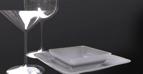 Plates And Glasses Pack 3d Props Unity Asset Store