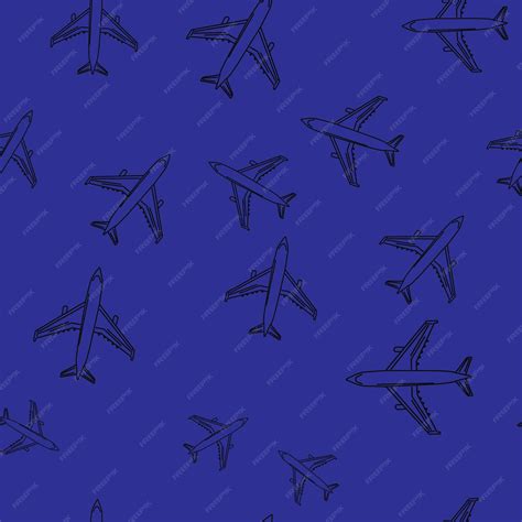 Premium Vector Aircraft Pattern