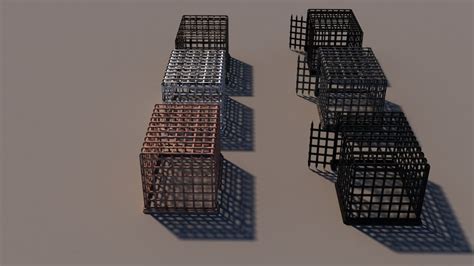 Artstation Cages Game Assets