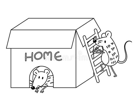 Cartoon Mouse House