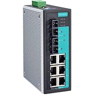 Moxa Eds 408a Ss Sc T Ethernet Switch 8 Port Managed 2 Single