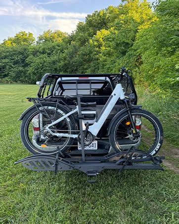 Young Electric Bike Rack With Ramp 2 Ebike Racks Hitch