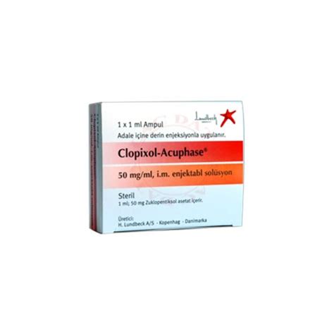 Клопиксол Clopixol Acuphase 50 Mgml инструкция по применению