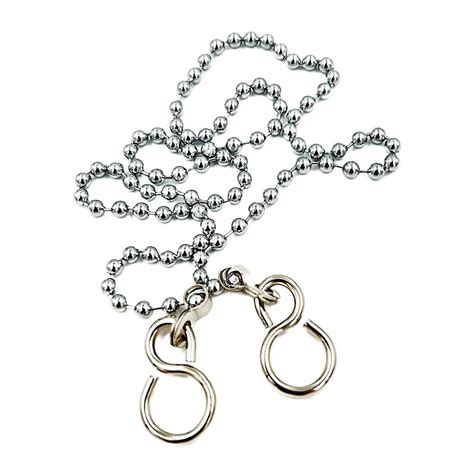 Bath Plug Chain Chrome Replacement 18 45cm Brass