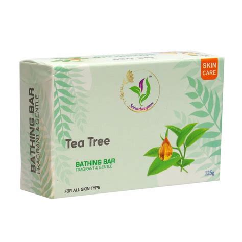 Saundaryam Tea Tree Bath Soaps For Regular Use 125gm At Rs 48 In New