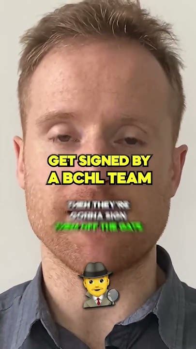 Get Signed By A Bchl Team Check It Out👇🏻ahadvising Bchl Hockey