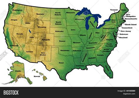 Imagen Y Foto Mapa Físico De Prueba Gratis Bigstock
