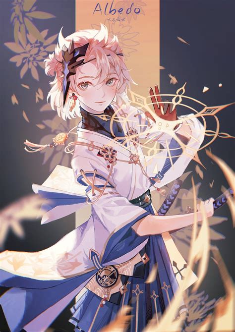 Albedo Genshin Impact Drawn By Heng Ya Danbooru