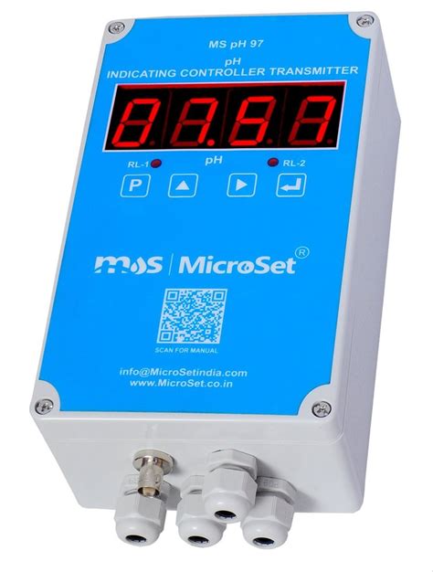 Microset Online Ph Indicating Controller Transmitter For Industrial