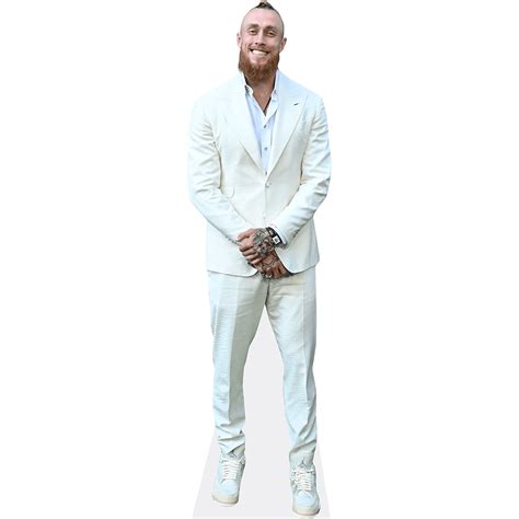 George Kittle White Suit Mini Size Cutout Standee