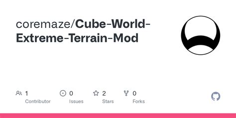 Github Coremazecube World Extreme Terrain Mod