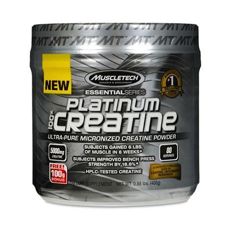 Platinum 100% Creatine 400g - Muscletech • 45 zł • Opinie • Sklep SFD