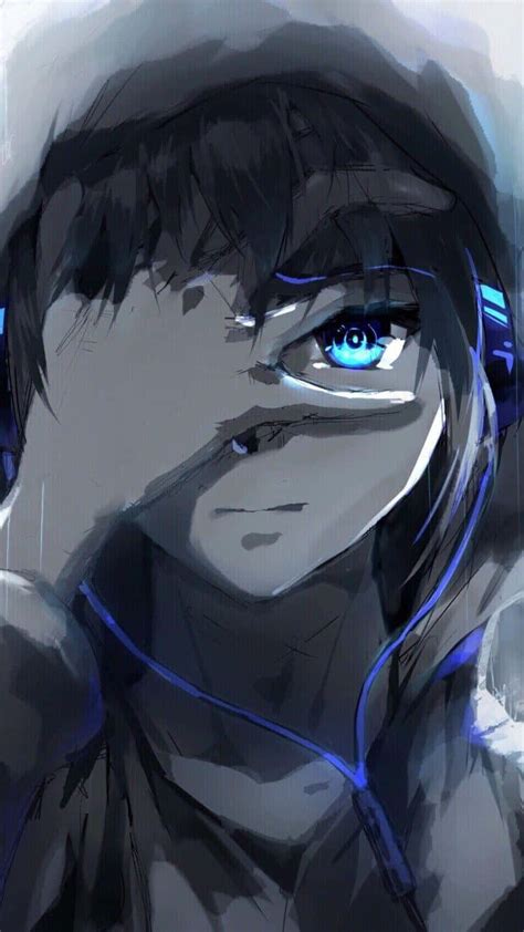 Download Anime Boy In Emo Outfit Wallpaper