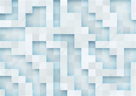 Abstract Grid Pattern Illustration Stock Image F Science Photo Library