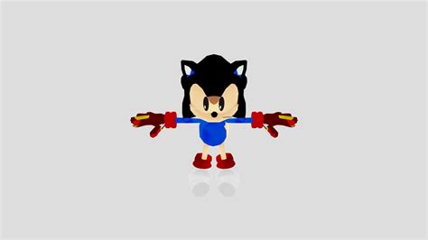 Classic Sonic 3d Model By Doraikyquinones12 [c556d9e] Sketchfab