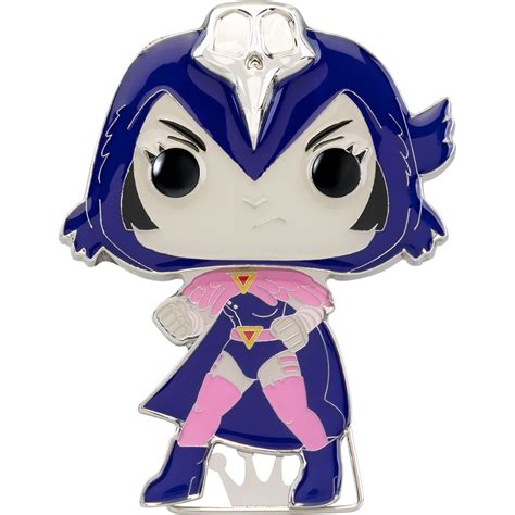 Funko Teen Titans Go Raven Large Enamel Pop Pin Buy At Not Just Toyz