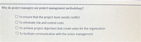 solved why do project managers use project management