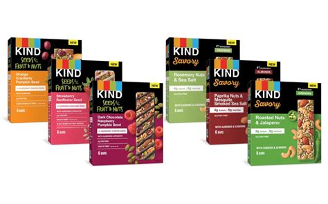 Kind Introduces Six New Sweet And Savoury Snack Bars Refreshment