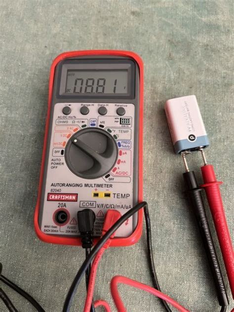 Craftsman Autoranging Digital Multimeter Model No 82400 With New