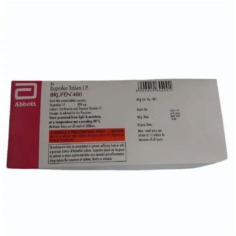Brufen 400mg Tablets At ₹ 240 Box Ibuprofen Tablets In Ghaziabad Id 2851956724212