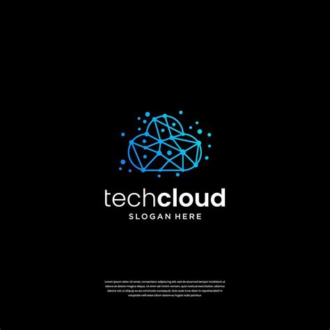 Cloud Tech Logo Design Inspiration 17596555 Vector Art At Vecteezy