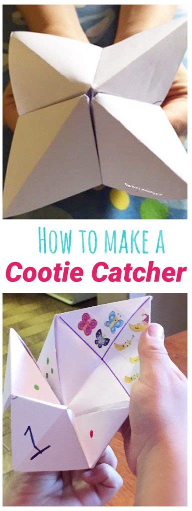 How To Make A Cootie Catcher Teach Me Mommy