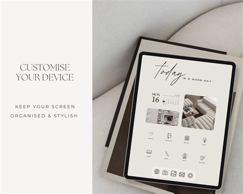Nude Aesthetic WIDGETS APP ICONS Ipad IPhone Detailed Instructions To Customise Your