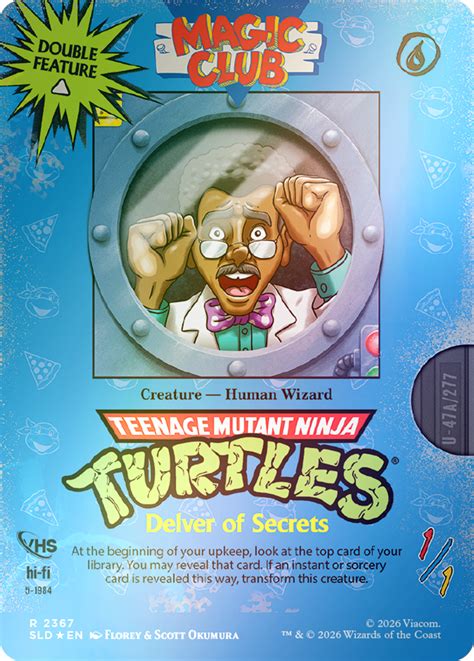 Secret Lair X Teenage Mutant Ninja Turtles Vhs Villains Foil Edition