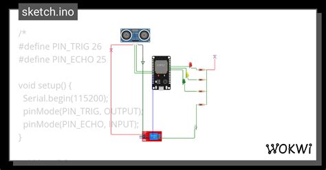 Ultrasonic Week1 Wokwi Esp32 Stm32 Arduino Simulator