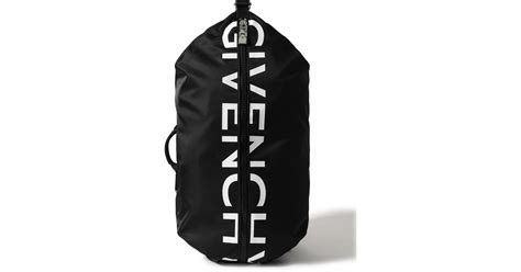 Givenchy G Zip Leather Trimmed Logo Print Shell Backpack In Black For