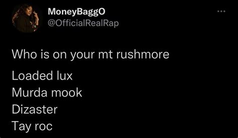Official Lists Her Battle Rap Mount Rushmore Whats Yours R