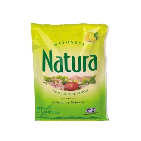 Natura Mayonesa X 125g Sachet Supermercado Online Super Cristian
