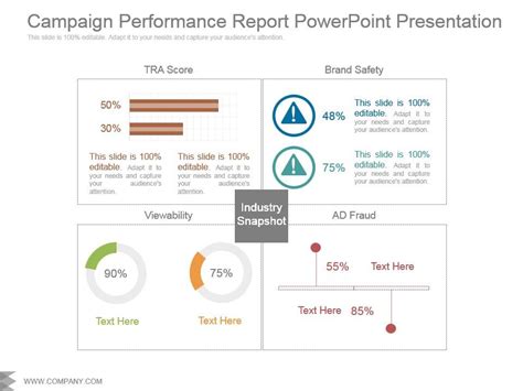 Campaign Performance Report Powerpoint Presentation Powerpoint