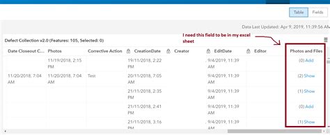 Solved Export Feature Layer With Attachment Enabled From Esri