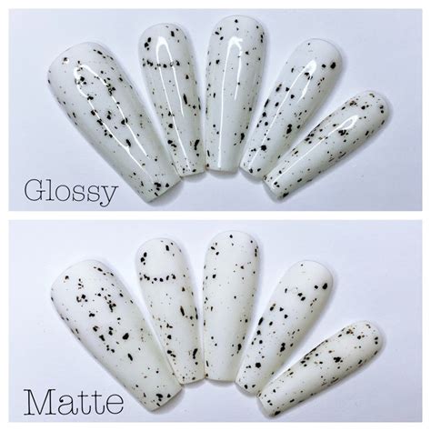 Eggshell Nails Choose Your Color Glossy Or Matte Press Etsy