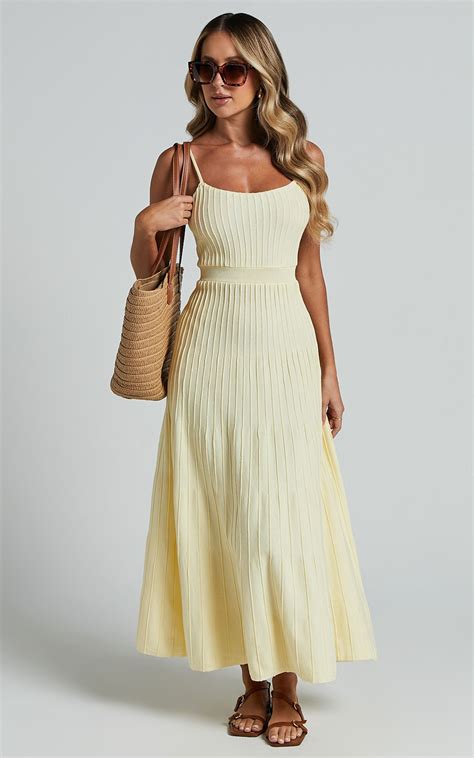 Top Flattering Midi Dresses Were Loving In 2024 Yellow Dress Summer