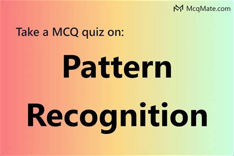 Pattern Recognition Online Practice Test