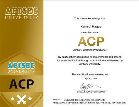 Acp Apisecurity Cybersecurity Infosec Ethicalhacking Kamrul Haque 18 Comments