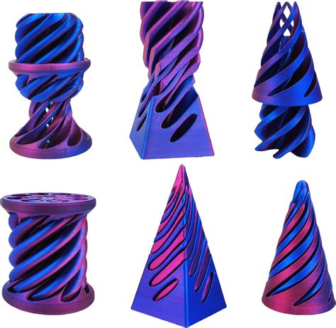 3d Printed Magic Pass Through Pyramid Cone Fidget Cylinder Anxiety Relief For